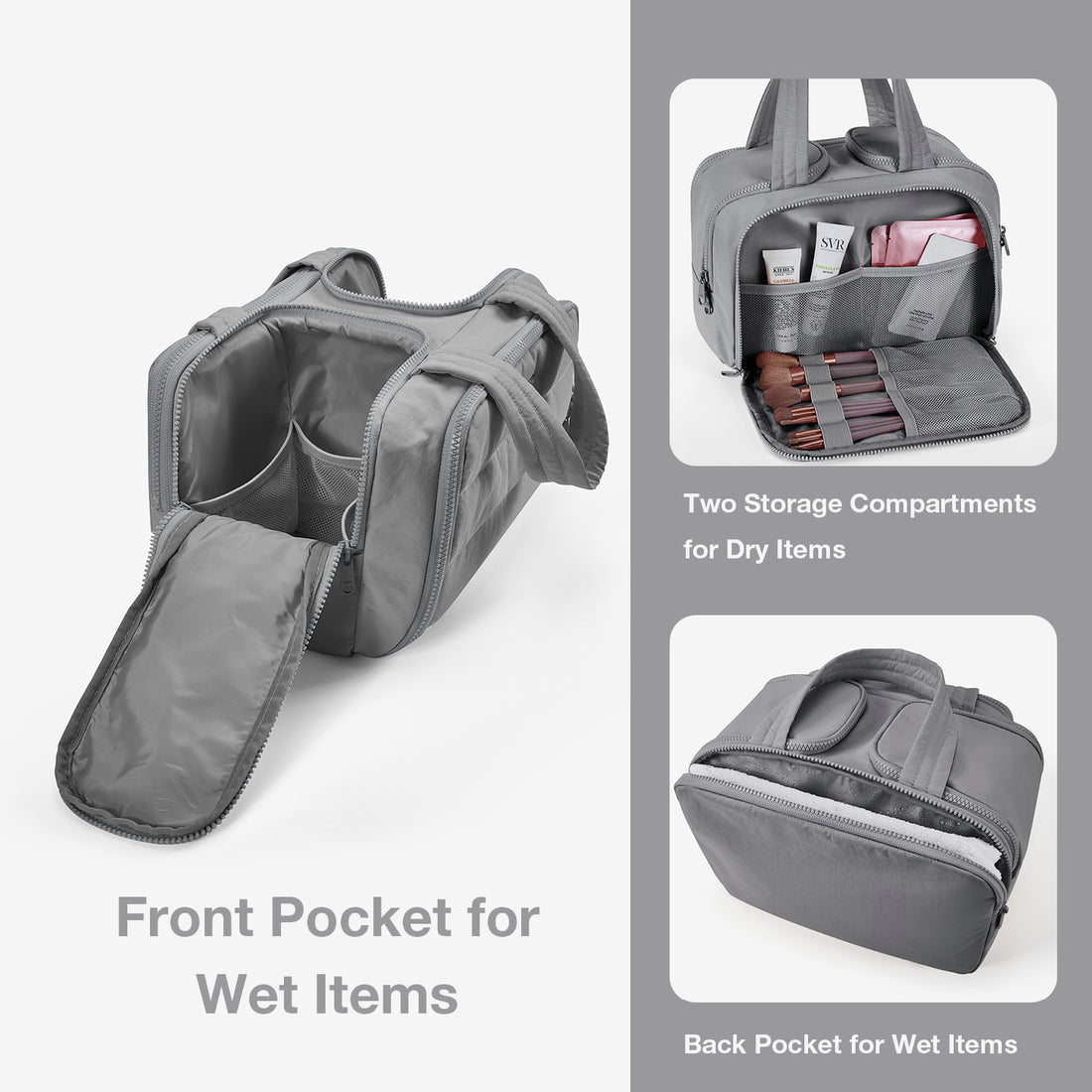 Travel Toiletry Organizer & Best Puffy Toiletry Bag for Women– BAGSMART