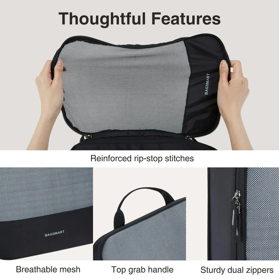 NEW IN - Bagsmart Compression Packing Cubes Pro | BAGSMART