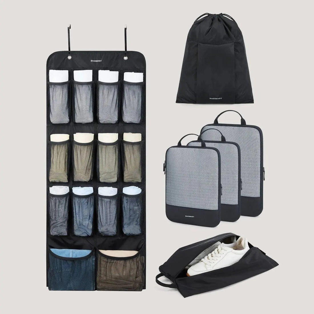 NEW IN - Bagsmart Compression Packing Cubes Pro | BAGSMART