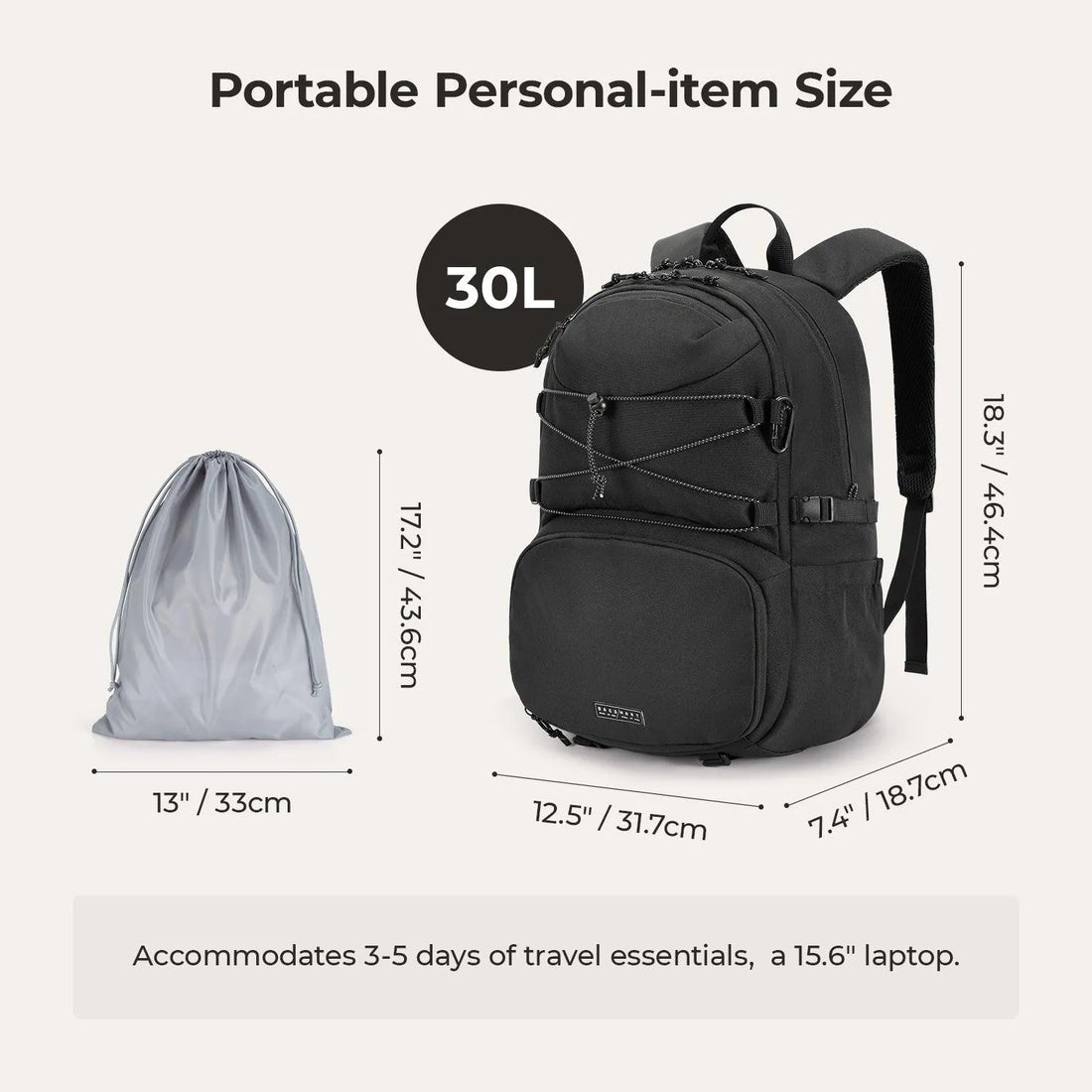 15.6 Inch Workout Sport Backpacks 丨 Bagsmart