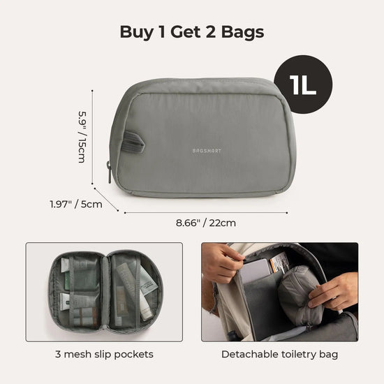 Soar 25L 180° Open Clamshell Travel Backpack Set | BAGSMART