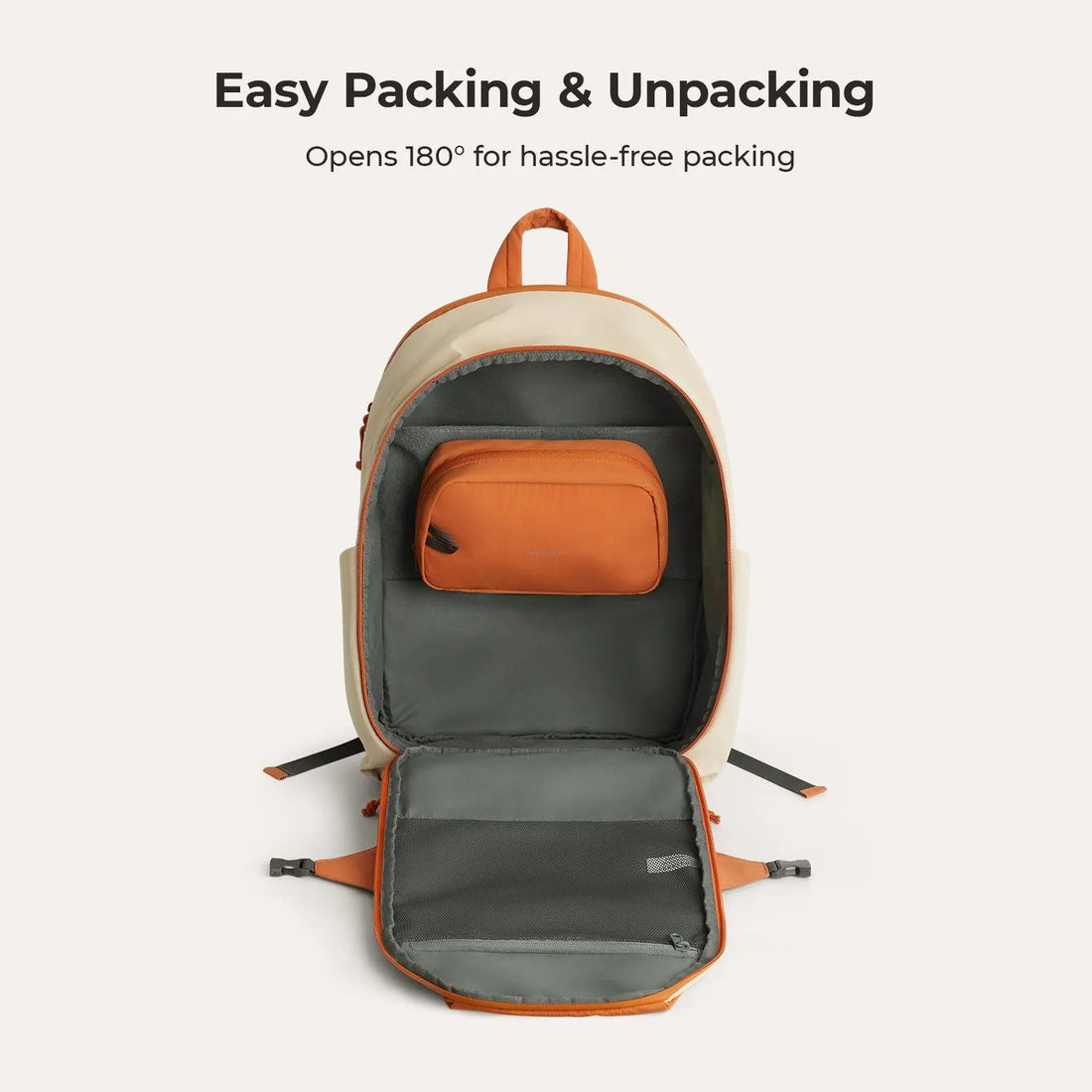 Soar 25L 180° Open Clamshell Travel Backpack Set | BAGSMART