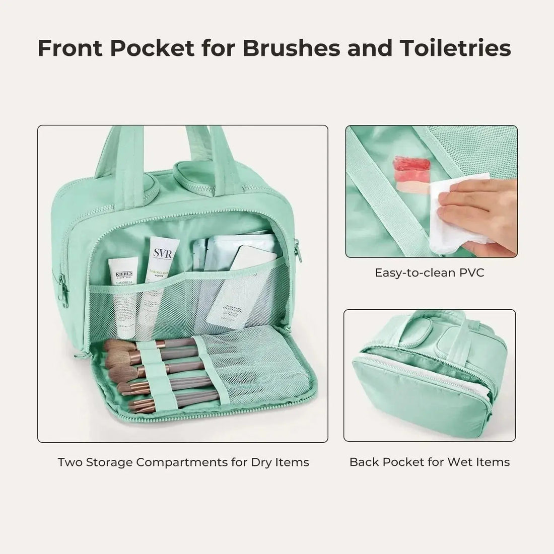 Travel Toiletry Organizer & Best Puffy Toiletry Bag for Women– BAGSMART