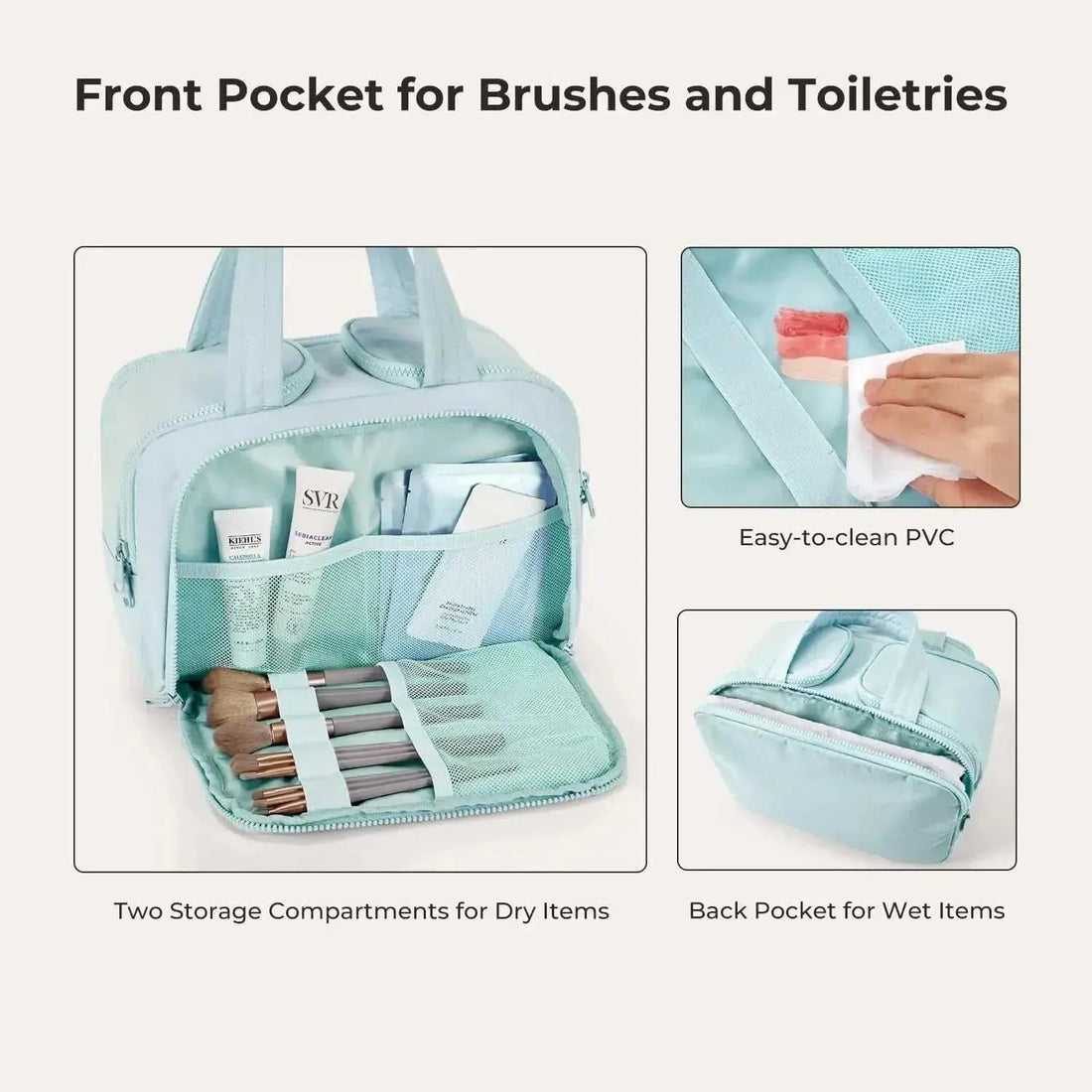 Travel Toiletry Organizer & Best Puffy Toiletry Bag for Women – BAGSMART