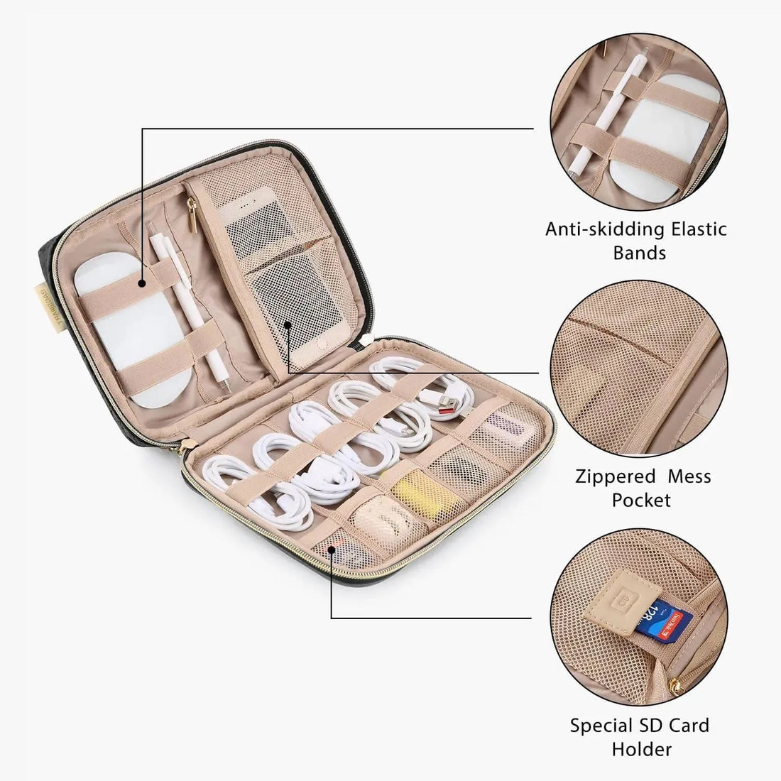 Athena Electronic Organizer Travel Cable Organizer– BAGSMART