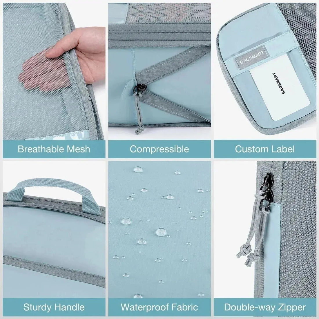 Compression Packing Cubes:Travel Essentials for Suitcase Organization ...