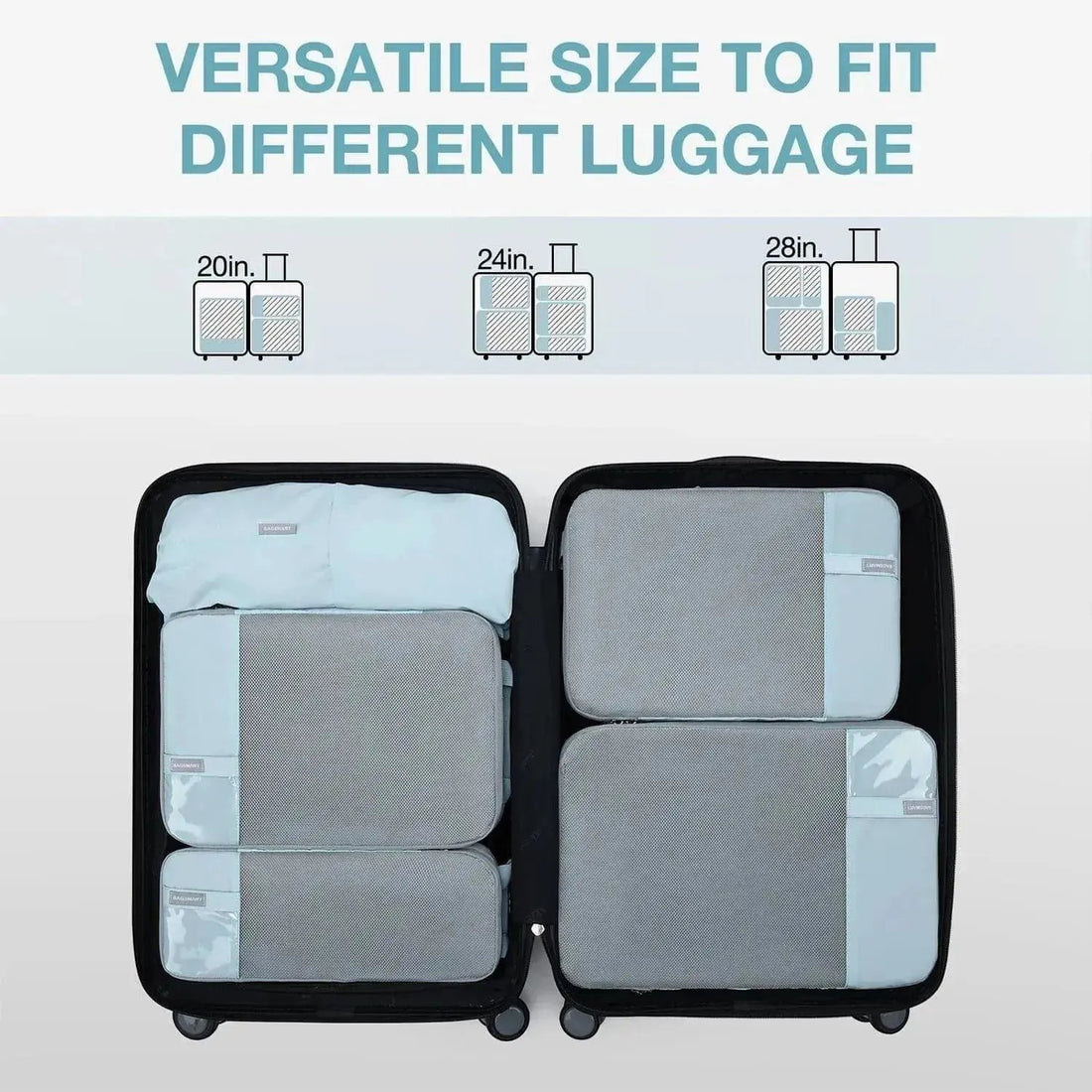 Compression Packing Cubes:Travel Essentials for Suitcase Organization ...